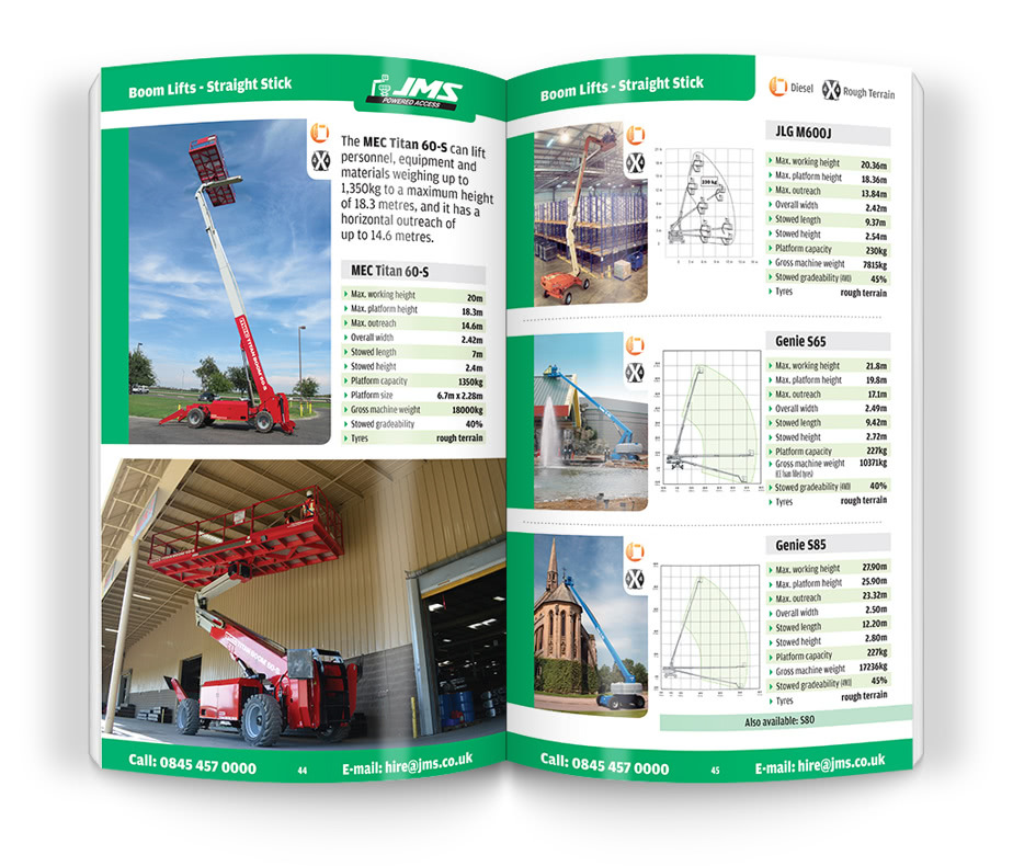 10 Reasons you’ll want to pocket our all new brochure - JMS Powered Access